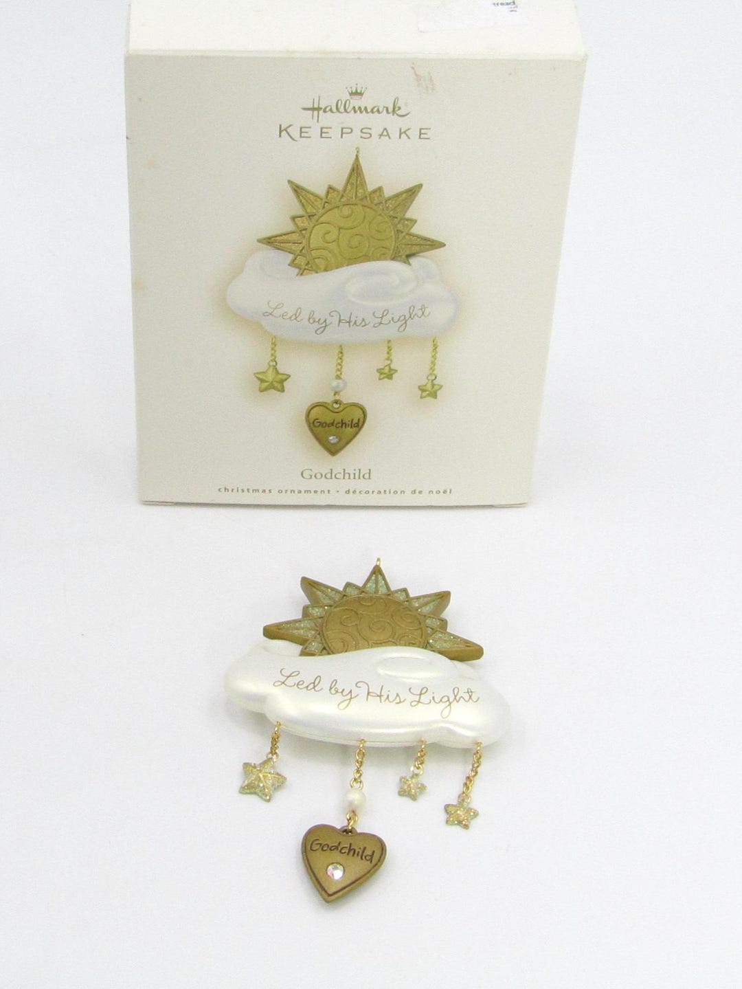 Hallmark Keepsake Ornament Godchild “led by His Light” With Box ...
