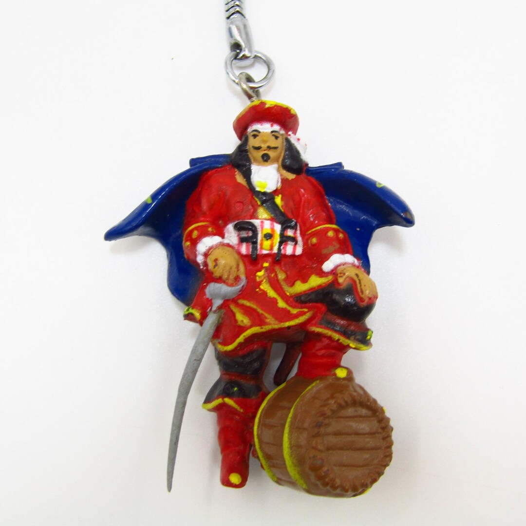 Vintage Captain Morgan Spiced Rum Keychain Pirate Figurine Famous Leg ...