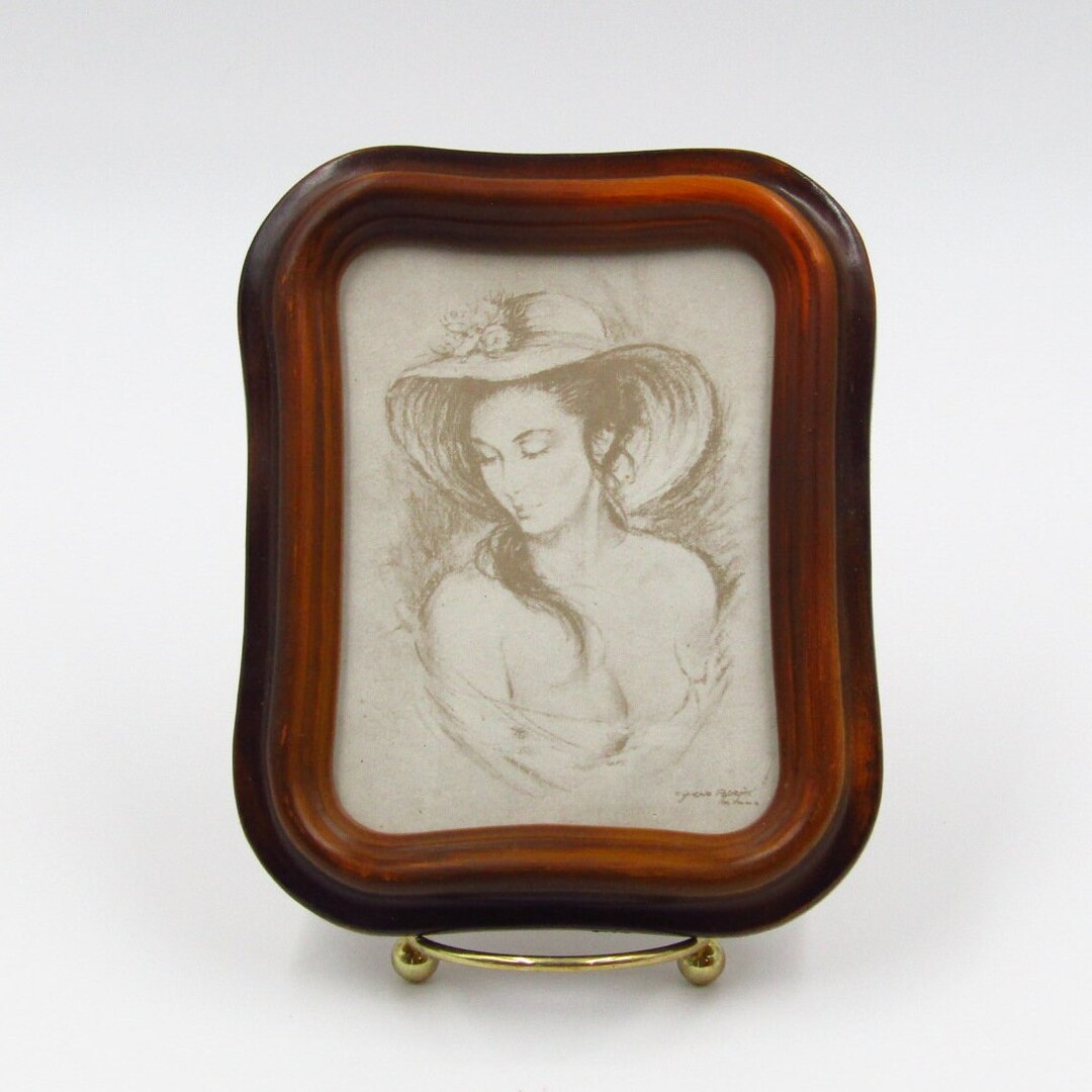 Vintage Small Portrait Picture Photo Frame Curved Corner 6x5 - Etsy