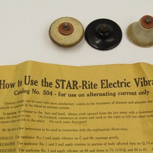 Antique Star Rite Electric Vibrator, Antique Massagers, Antique ...