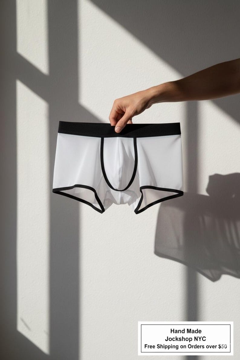 Sexy Sheer Mesh Men's Boxer Briefs, Transparent Fantasy Underwear for ...