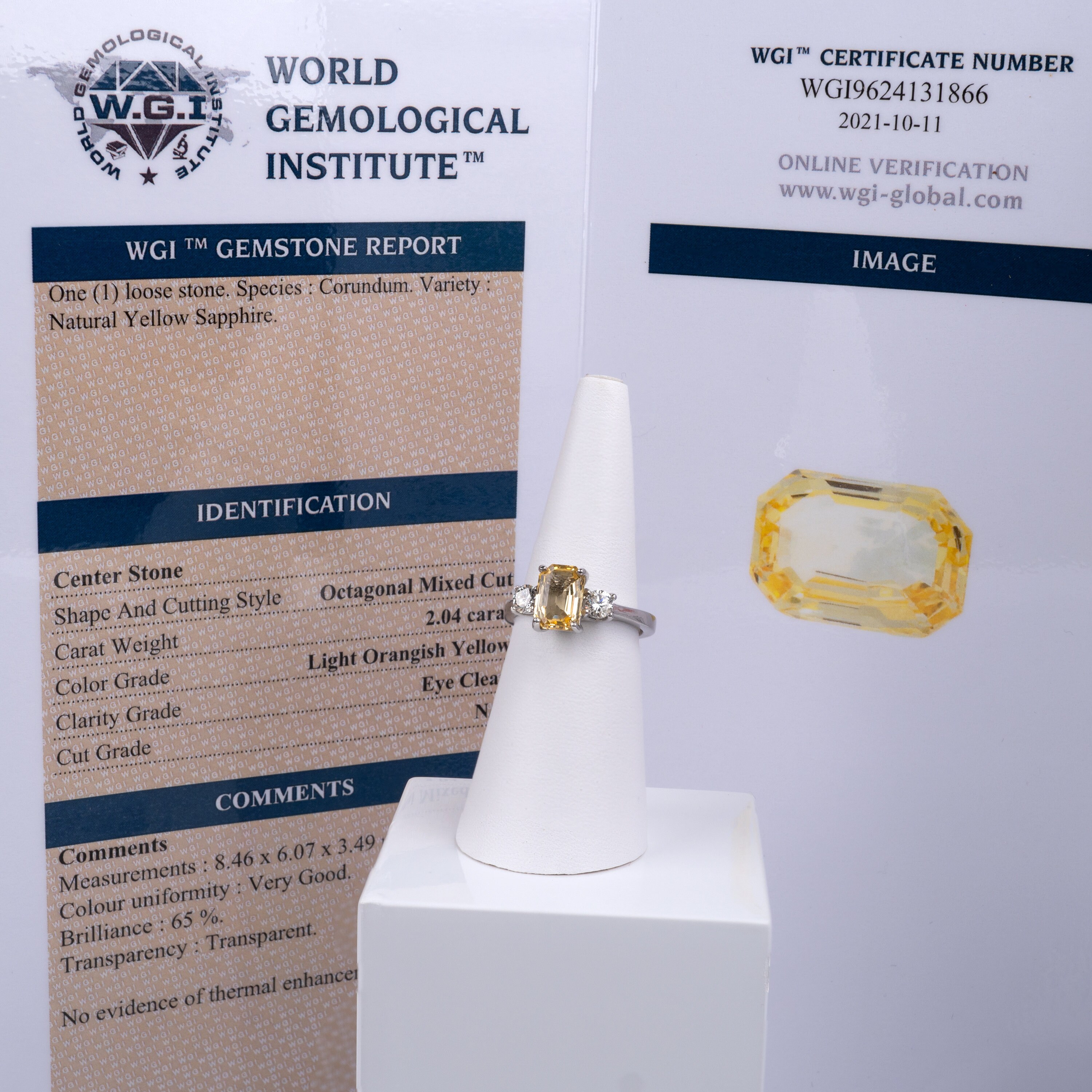 Yellow Sapphire Ring Costco