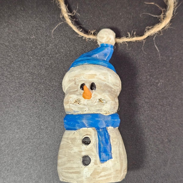 Antique Snowman Ornament - Etsy