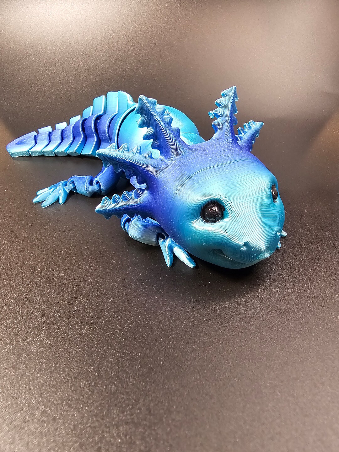 3D Printed Articulated Axolotl, Moveable Limbs, Custom Colors, Unique ...