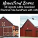 Homestead Barn Plans 64 Optional Layouts One Instant Download ...
