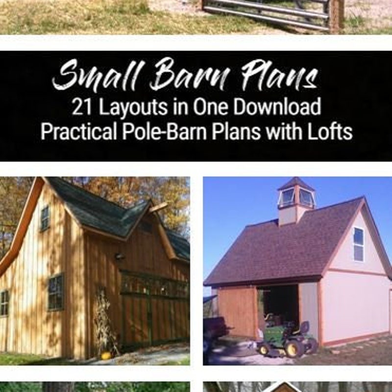 Mini Barn Plans - Etsy