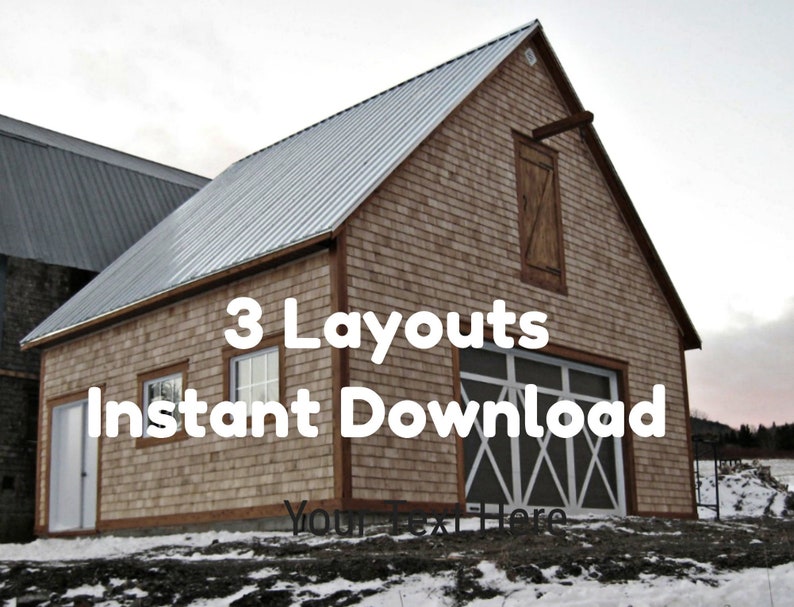 3 Ashville Pole-frame Barn & Garage Plans Three Different Layouts ...