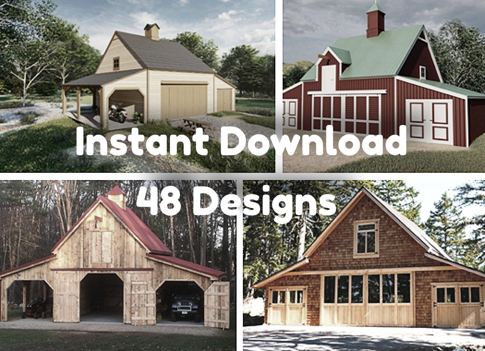 48 Car Barn Designs Create and Customize a Perfect Country Garage for ...