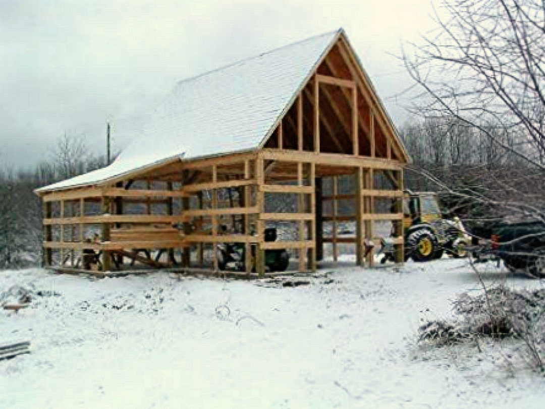Small Barn Plans - Backyard Mini-barn and Garage Designs - Etsy