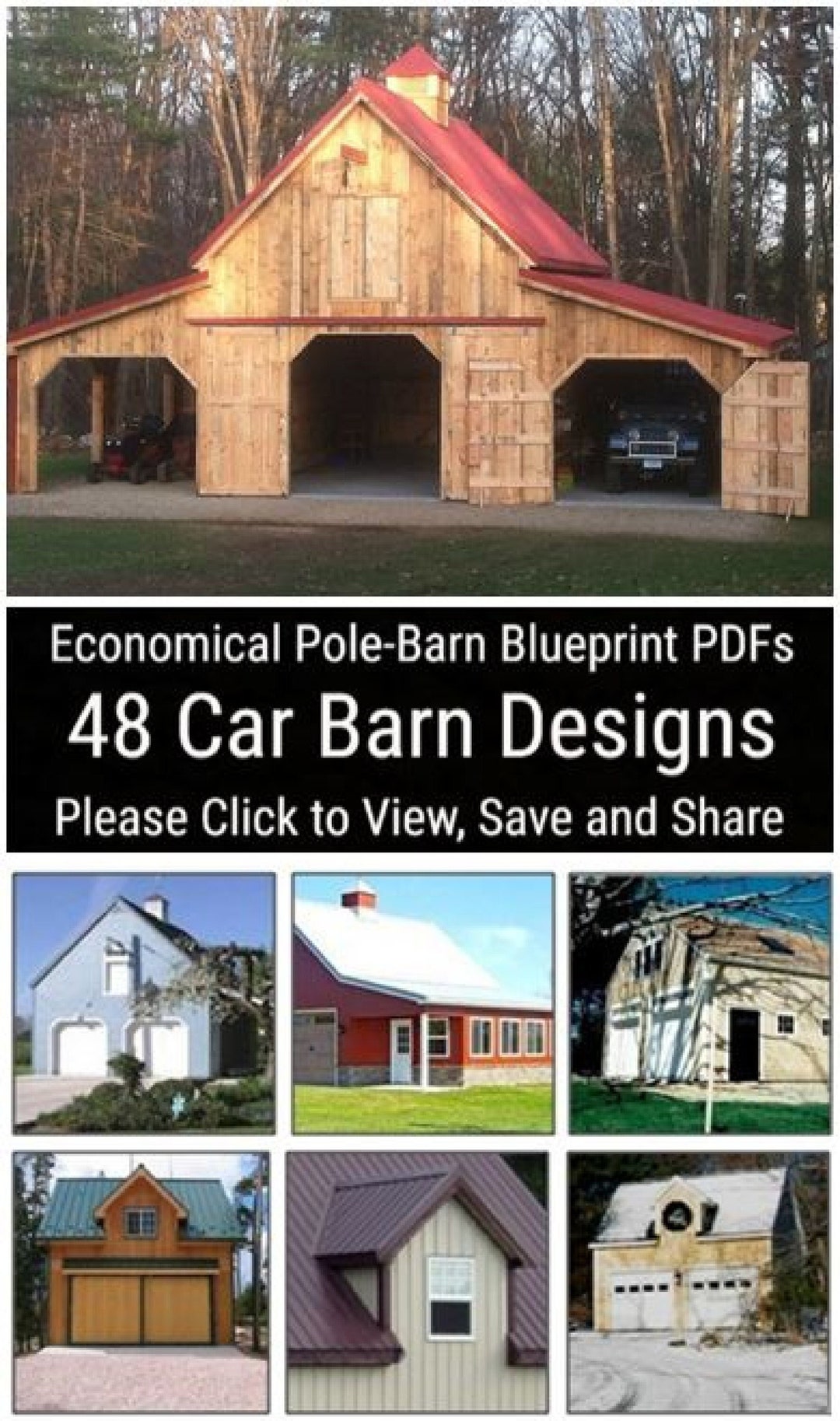 48 Car Barn Designs Create and Customize a Perfect Country Garage for ...