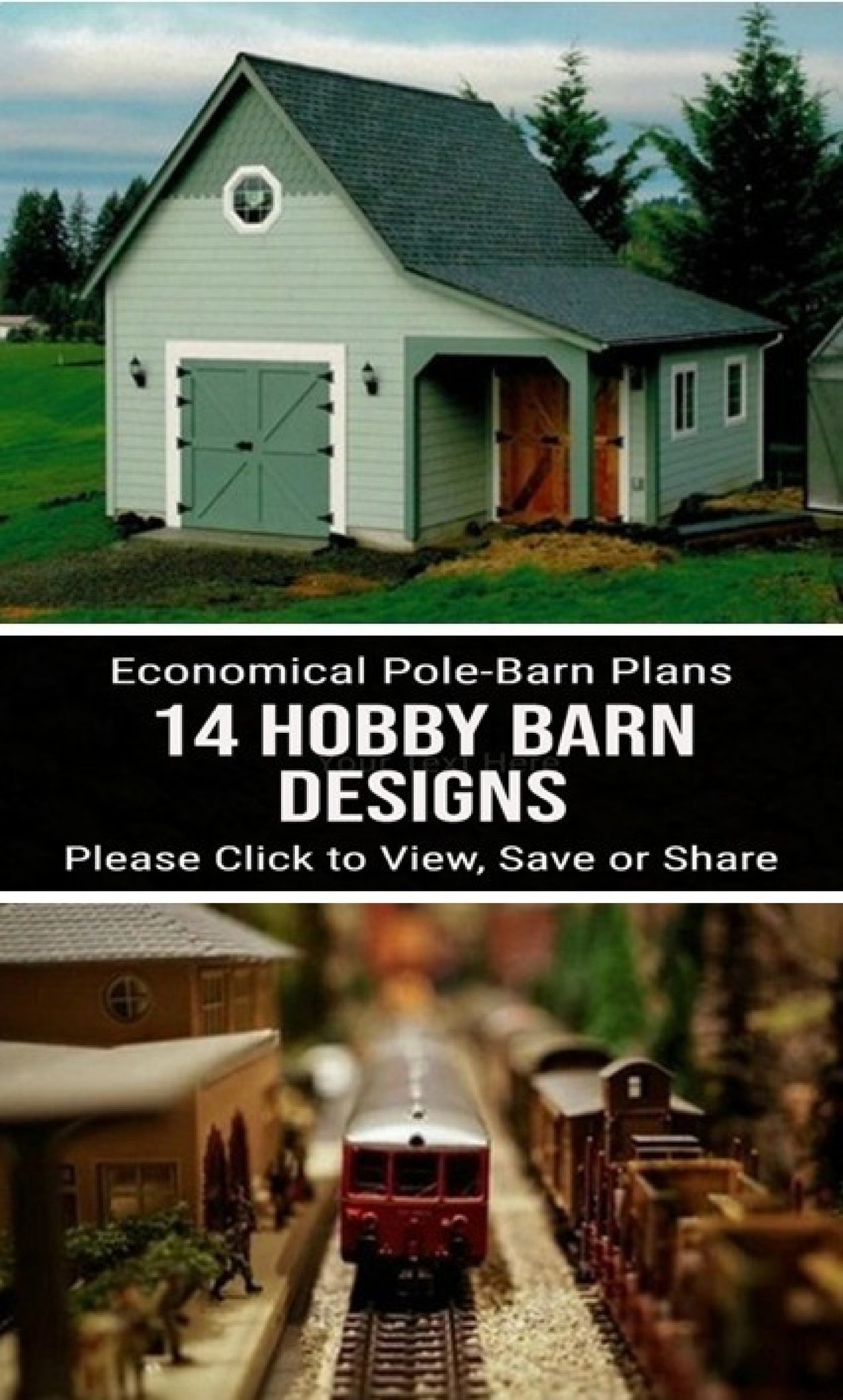 14 Hobby Barn Designs - Fourteen Different Layouts With Complete Pole ...