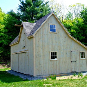 Mini Car-barn Plans - Lofts - 6 Layouts - Economical Pole-barn ...