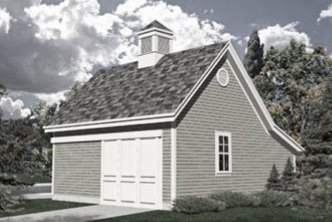Candlewood Mini-barn and Garage Plans With Loft Instant Download Plans ...