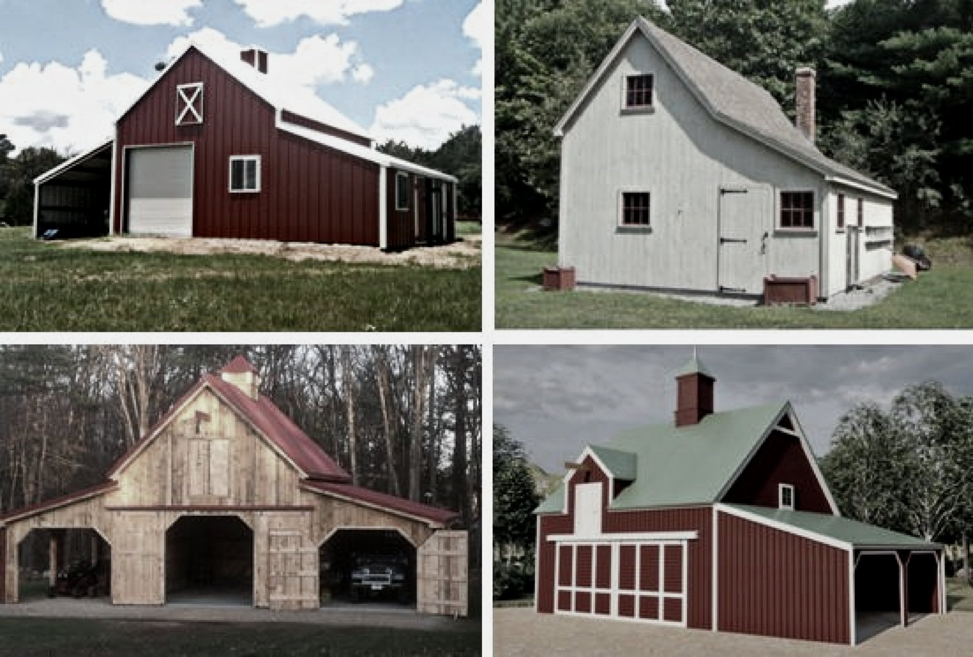 Small Barn Plans - 37 Layouts - Lofts - Practical Pole-barn ...