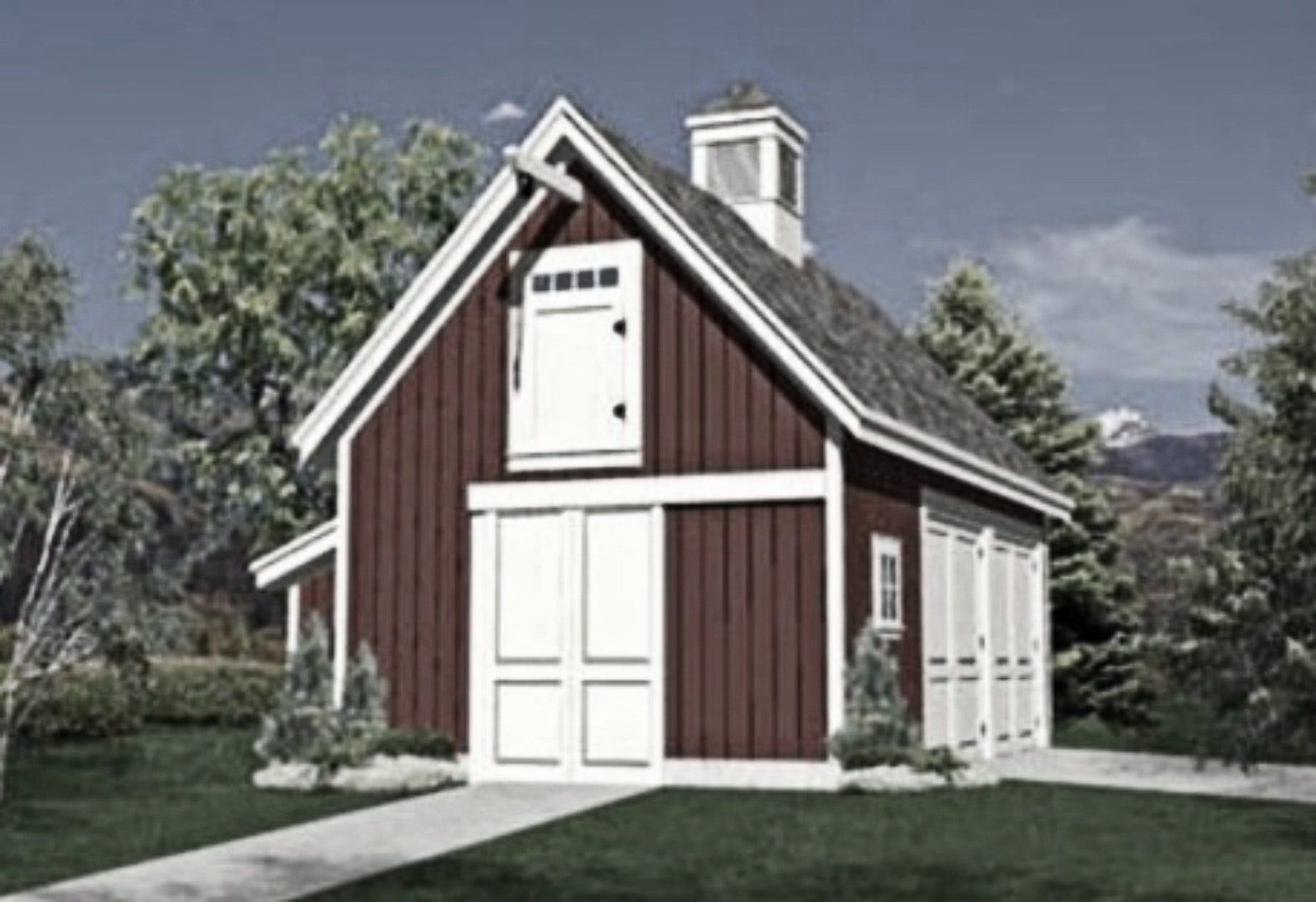 Woodberry Backyard Car Barn Complete Pole-barn Construction Plans - Etsy