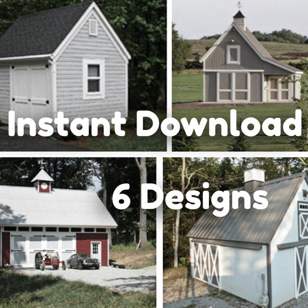 Mini Barn Plans - Etsy