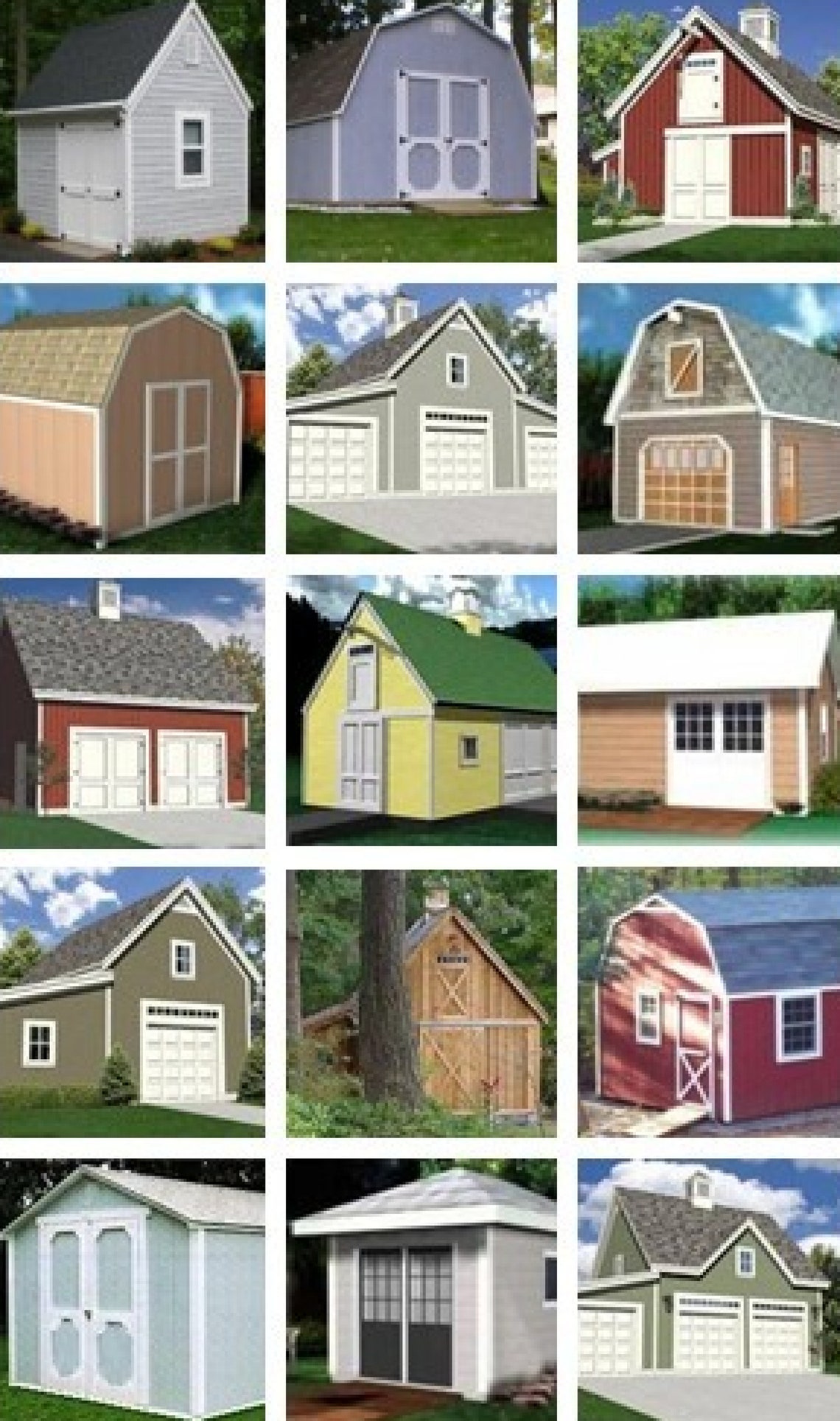 58 Car Barns Garages All-purpose Barns Backyard Offices - Etsy Canada