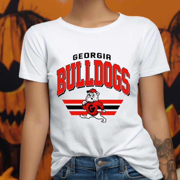 Georgia Bulldogs Embroidery - Etsy