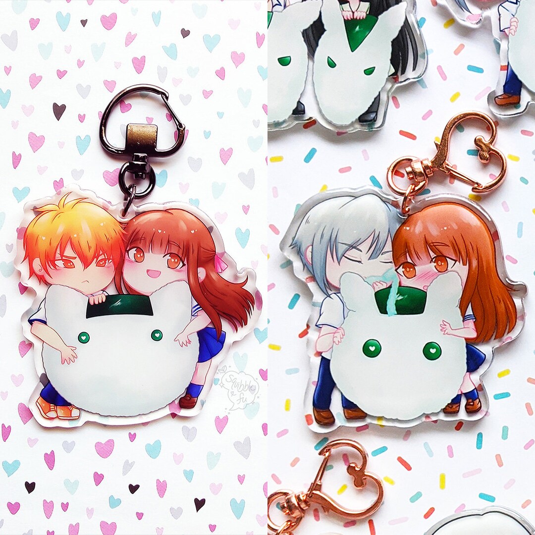 FINAL RESTOCK Furuba | Onigiri Rice Ball Ship Charms | Double-sided ...