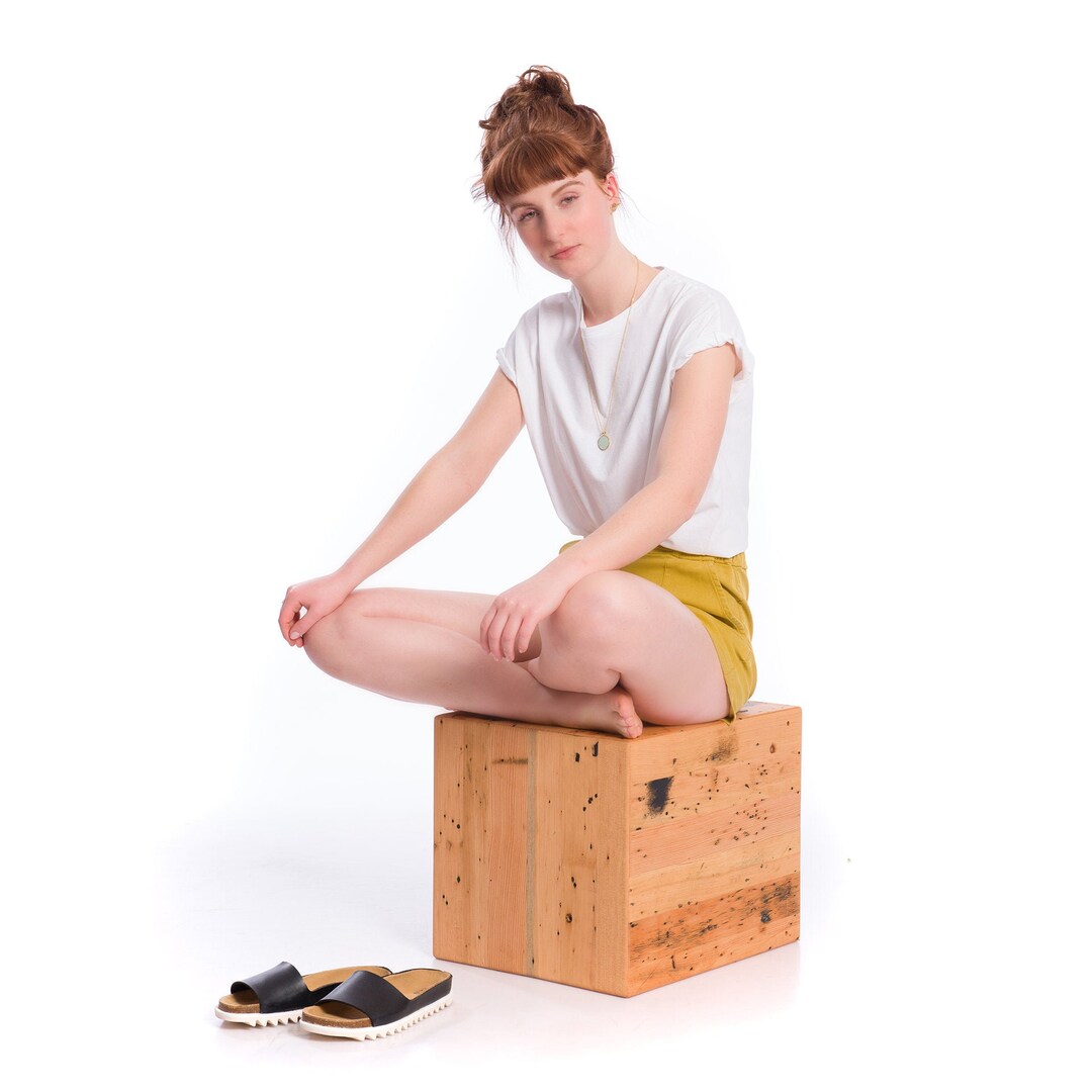 Wood Cube - Cube Seat by Edictum - UNIQUE FURNITURE - Etsy