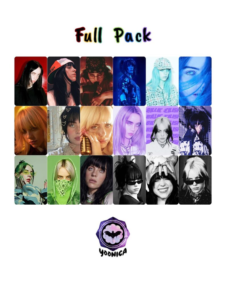 Billie Photocard Packs - Etsy