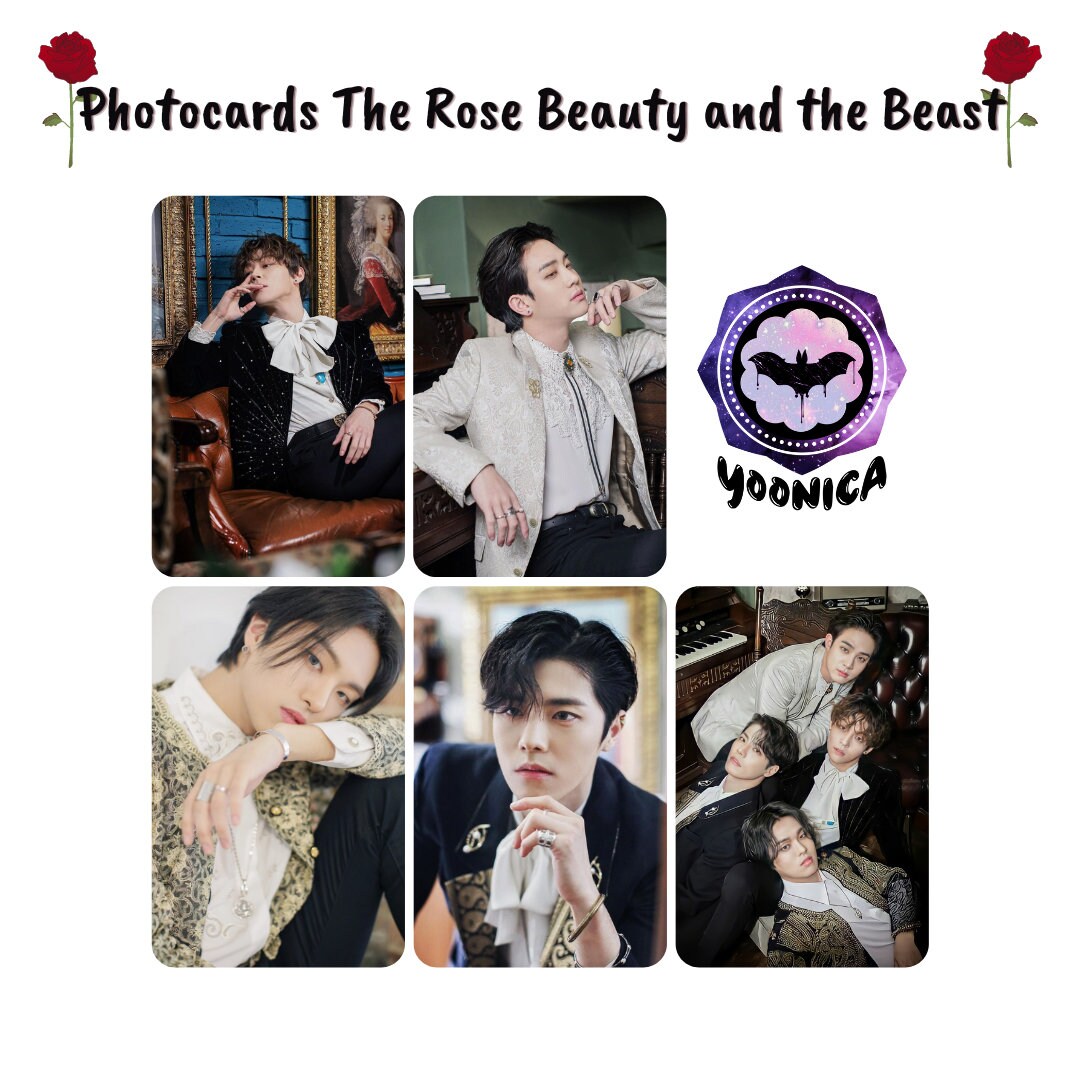 Pack Photocards Woosung, Dojoon, Hajoon, Jaehyeong Black Roses K-rock ...