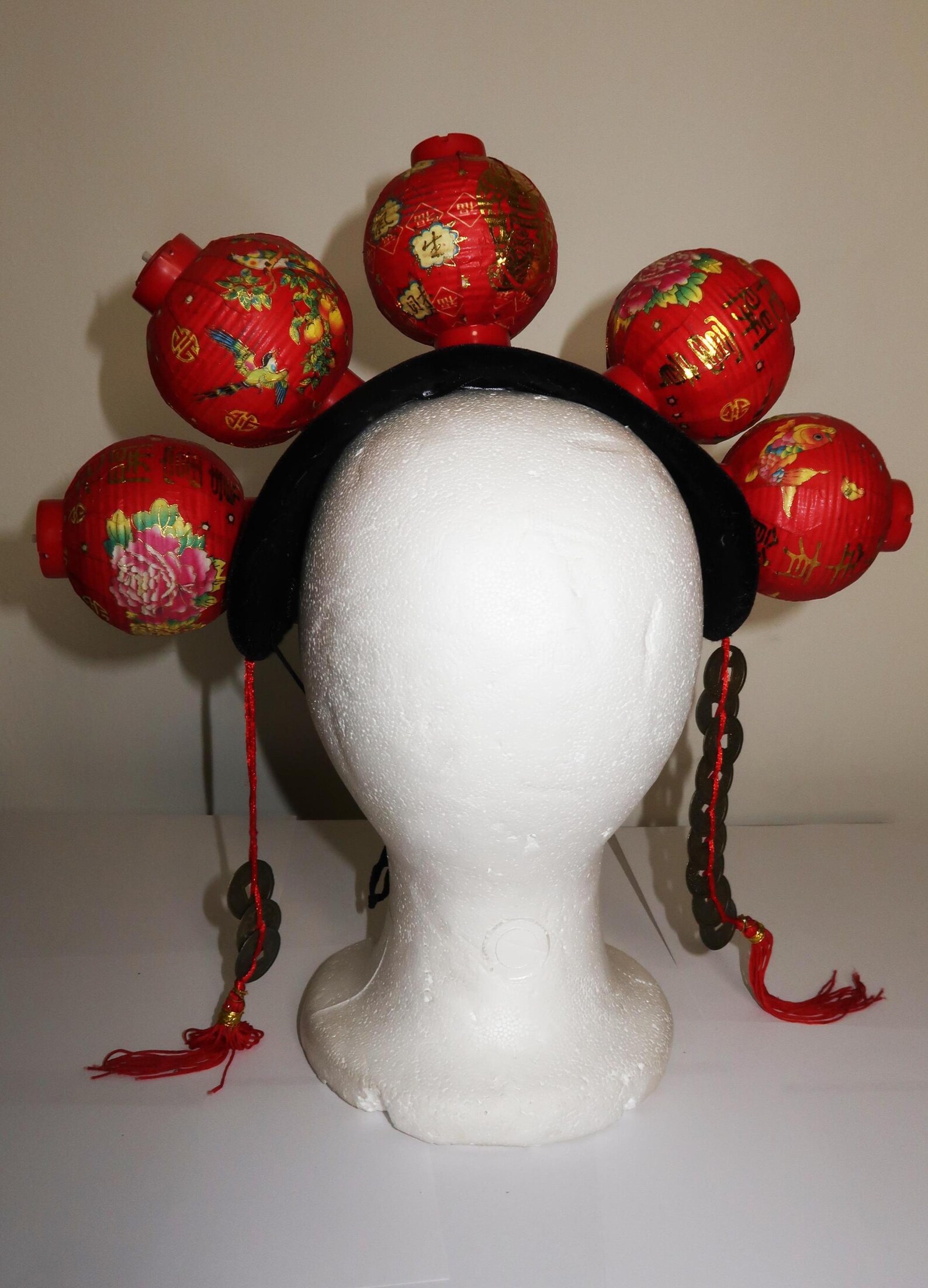 Chinese Lantern Headband Hat Costume Drag Headpiece - Etsy