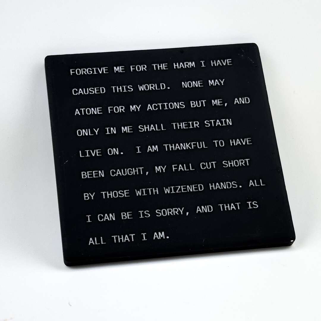 Lumon Severance Compunction Statement Coaster - Etsy