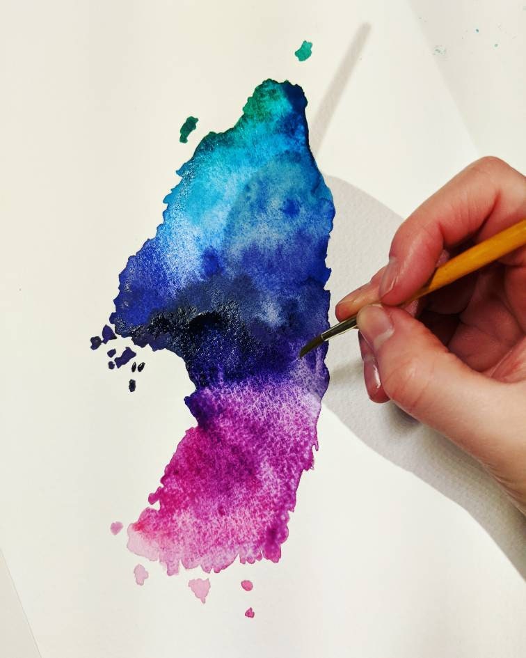 A3 Bespoke Watercolour Map Commission | Etsy