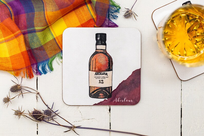 Scottish Whisky Coasters (set of 4) - Etsy