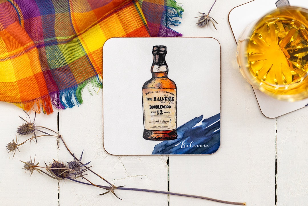 Balvenie Doublewood Whisky Coaster - Etsy