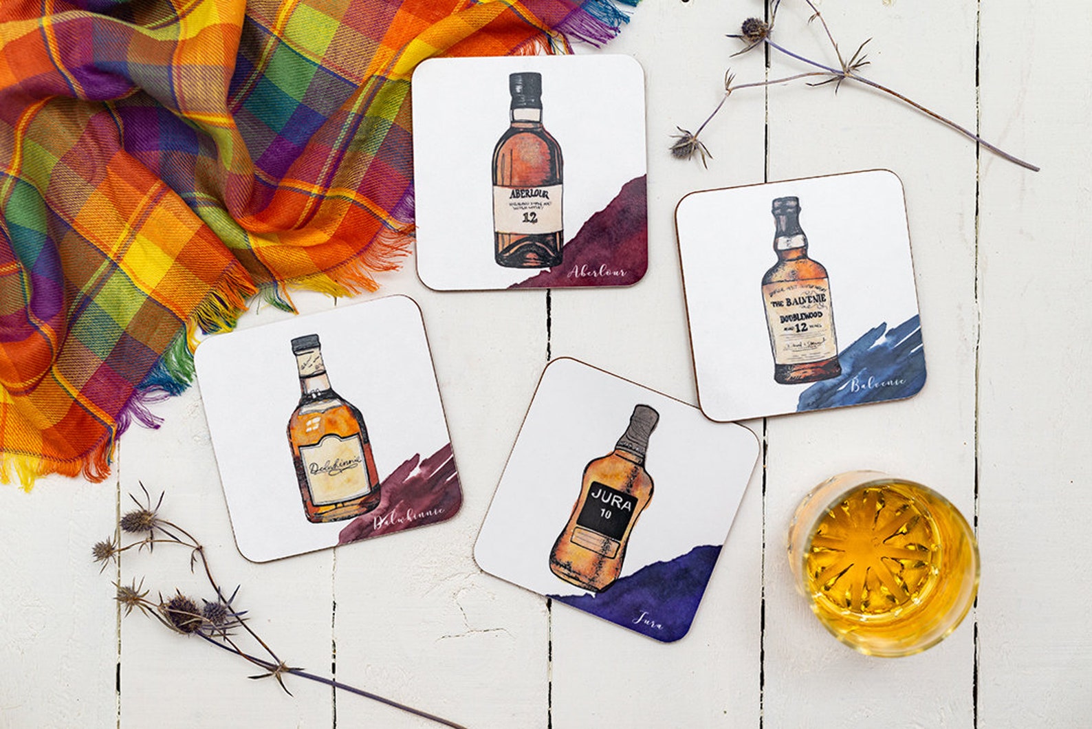 Balvenie Doublewood Whisky Coaster - Etsy