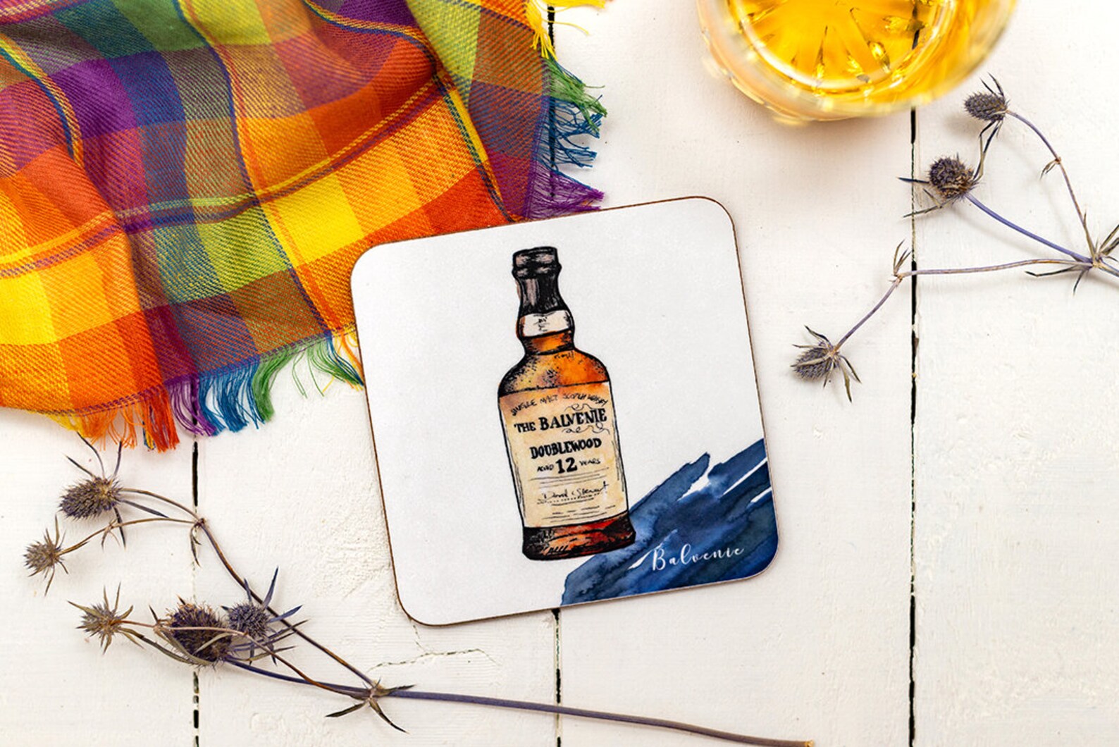 Balvenie Doublewood Whisky Coaster - Etsy