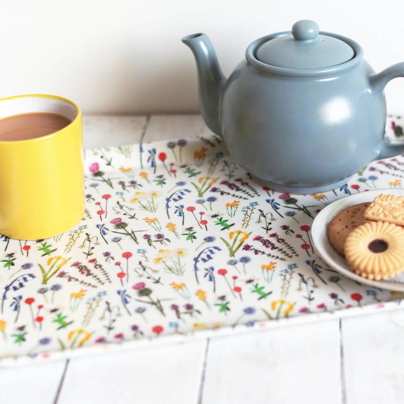 Melamine Floral Platter - Etsy UK