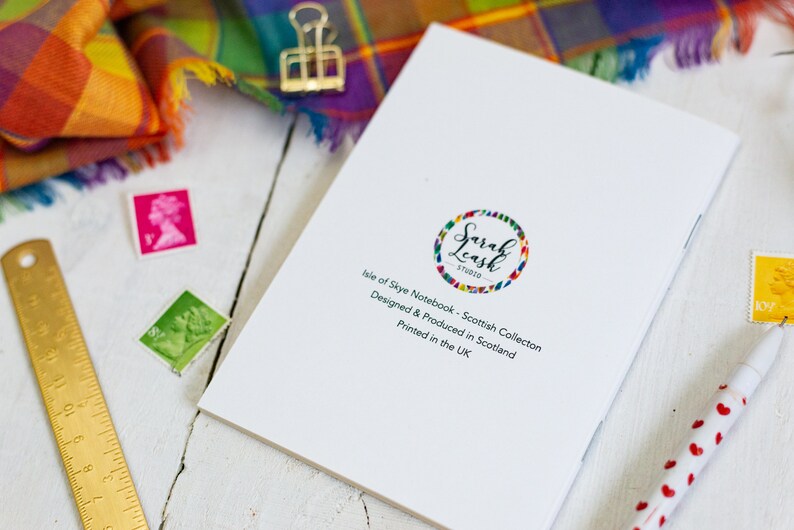 Isle of Skye Scotland Watercolour Map A6 Notebook Scottish - Etsy