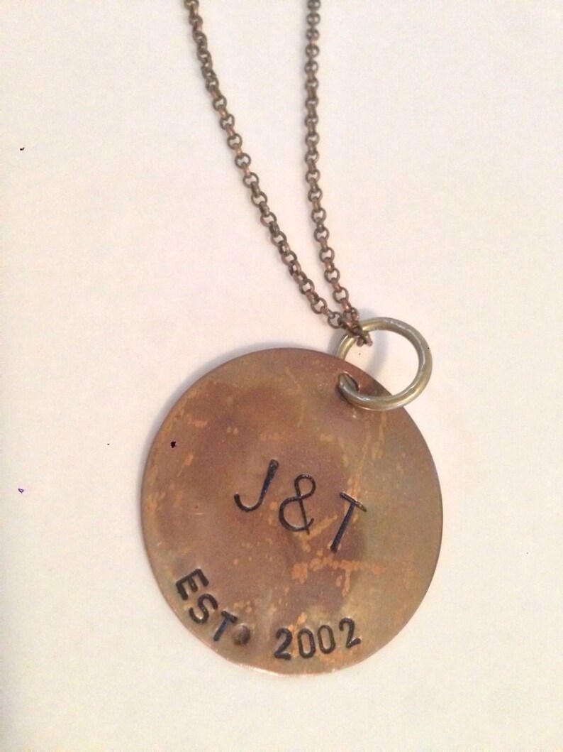 Monogram Necklace - Etsy