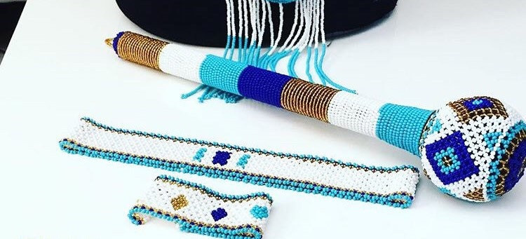 Xhosa traditional Groom necklace in African colours | Etsy