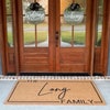 Personalized Stick Figure Family Doormat - Welcome Mats- Fun Doormats ...