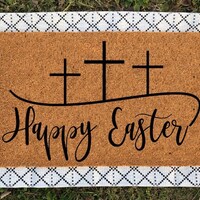 Religious Believe in Jesus Door Mat. Indoor Outdoor Mat. Coir Mat With ...