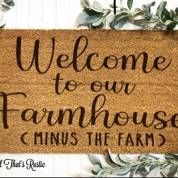 Farmhouse Doormat - Etsy