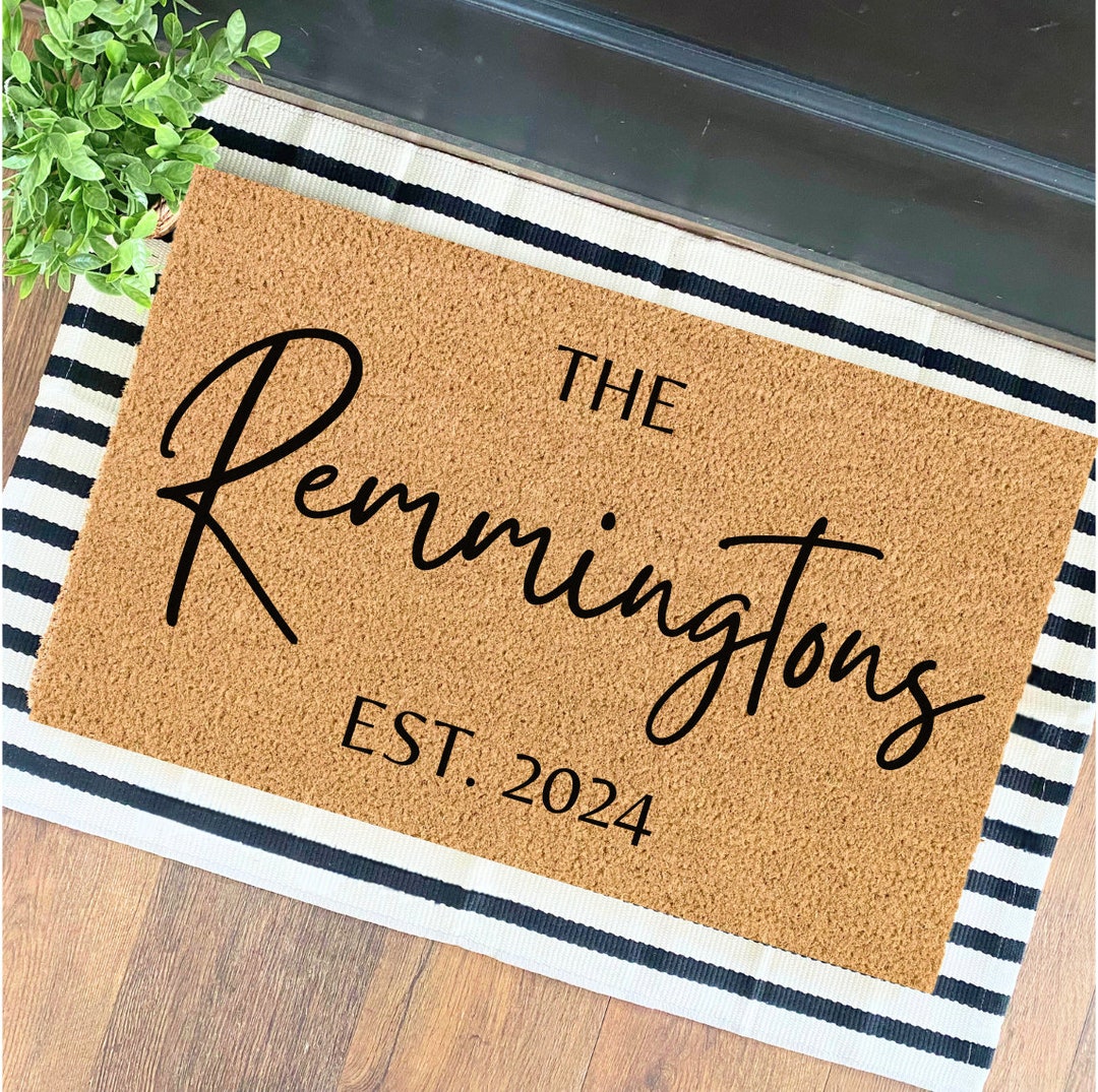 Custom Wedding Gift | Custom Door Mat | Personalized Gift | Custom ...