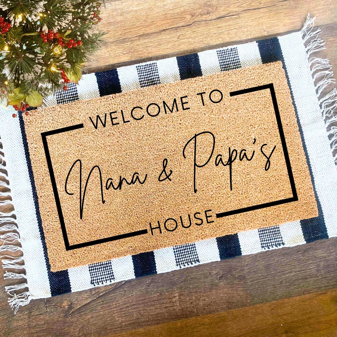 Grandparent Doormat | Christmas Gifts | Personalized Gift for ...