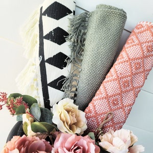 Spring and Summer Indoor Outdoor Layering Rugs | Doormat Layering Rug ...