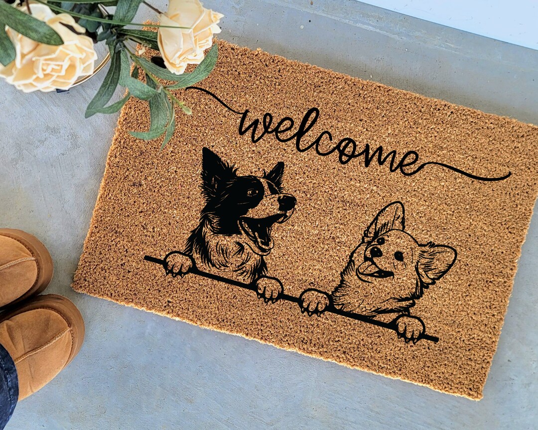 Custom Dog Doormat | Dog Mom Gifts | Dog Gifts | Pet Doormat | Funny ...