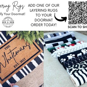 Bow Print Doormat | Bows | Pink Bows | Gift for Her | Welcome Mat ...