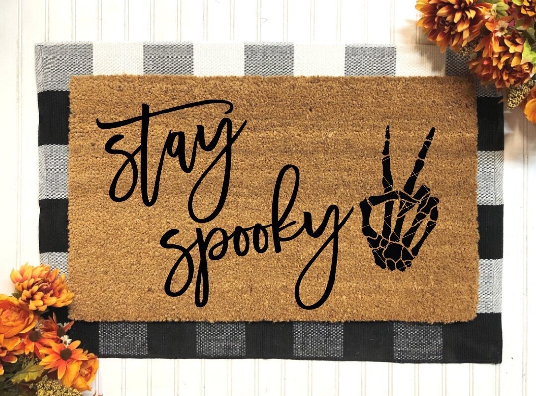 Stay Spooky Doormat | Halloween Doormat | Fall Decor | Fall Welcome Mat ...