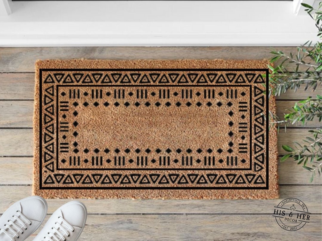 Boho Style Doormat | Boho Decor | Boho Home Decor | Home Decor ...