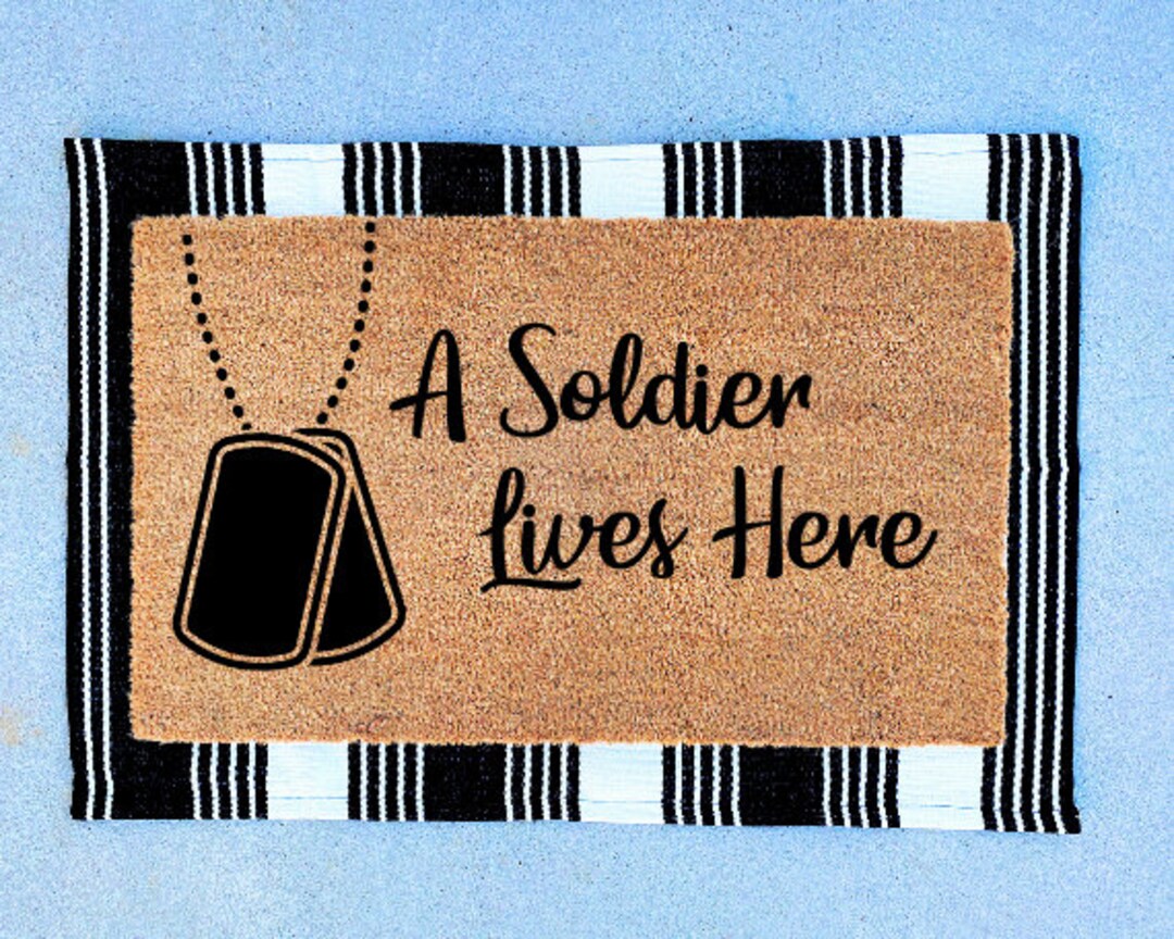 A Soldier Lives Here | Soldier Gifts | Military Gifts | Veterans Day ...