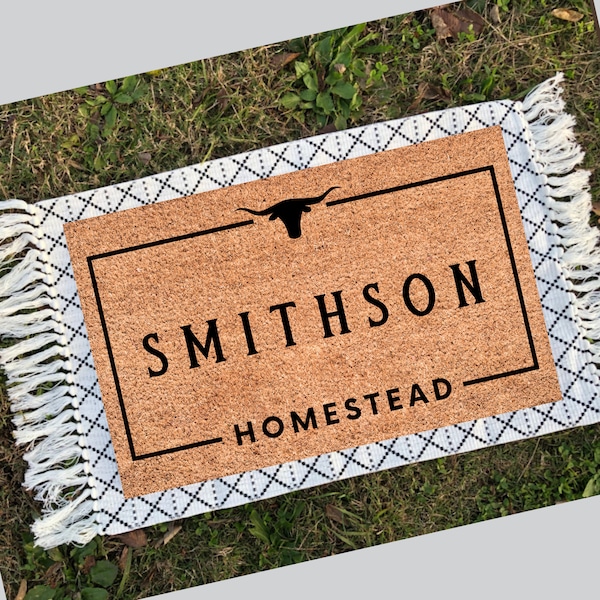 Vintage Style Door Mat - Etsy