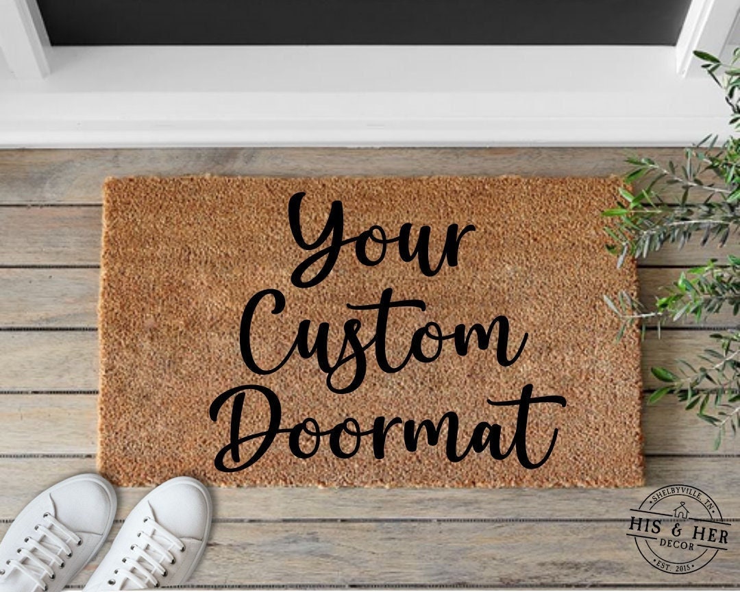 Custom Door Mat, Personalized Doormat, Personalized Gifts, Custom ...